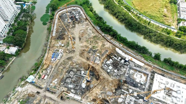 Tiến độ The Privé - công trình dự án tháng 4/2025 - REALTY ZONE